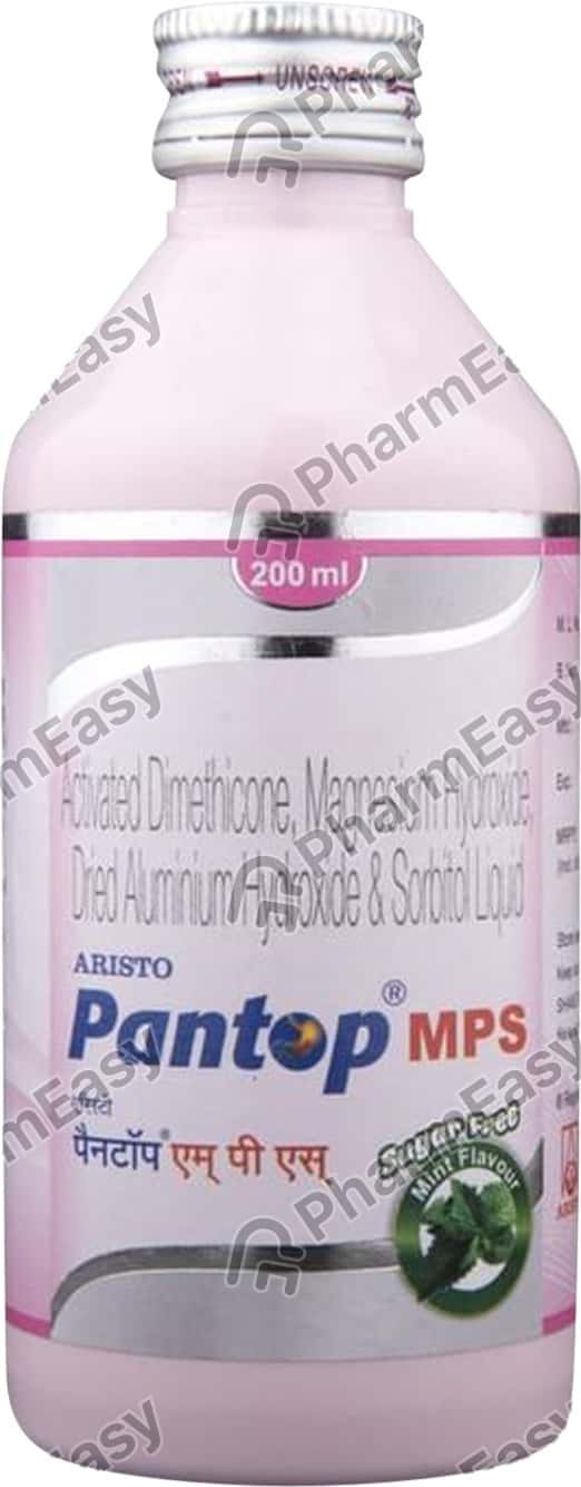 Pantop Mps Mint Flavour Sugar Free Bottle Of 200ml Oral Liquid: Uses ...