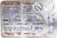 Paracip 500 MG Tablet (15): Uses, Side Effects, Price & Dosage | PharmEasy