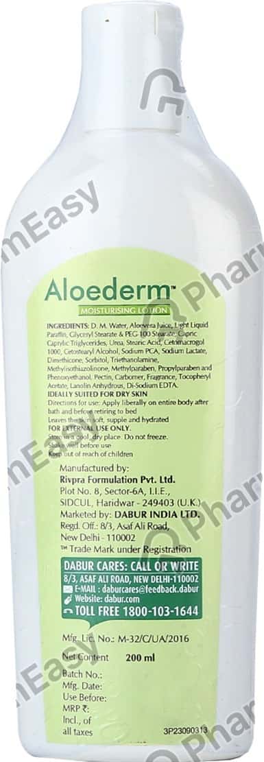 Buy ALOEDERM MOIST LOTION 200ML Online & Get Upto 60% OFF at PharmEasy