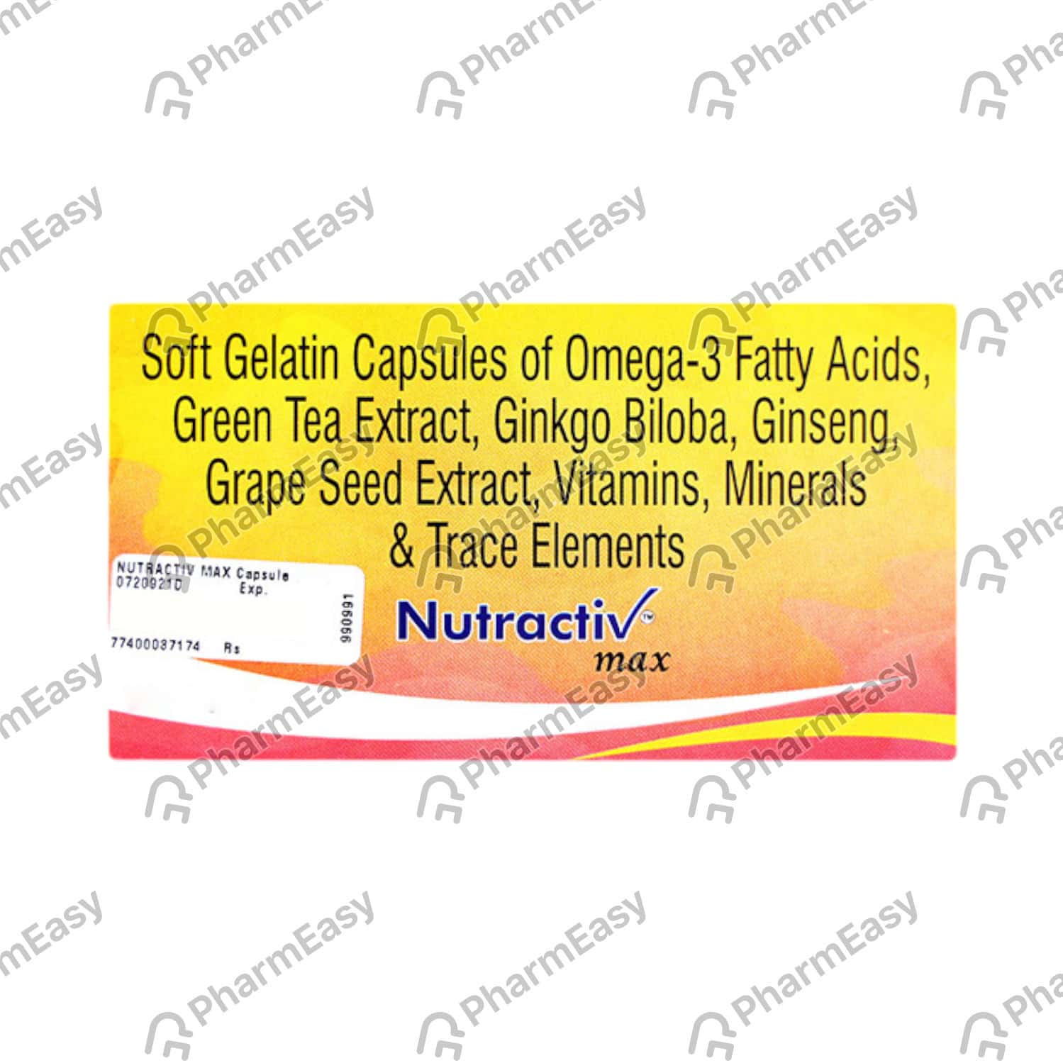 Nutractiv Max Capsule (10): Uses, Side Effects, Price & Dosage | PharmEasy