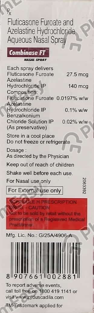 Buy Azeflo Ft 70md Bottle Of 9.8gm Nasal Spray Online at Flat 15% OFF ...