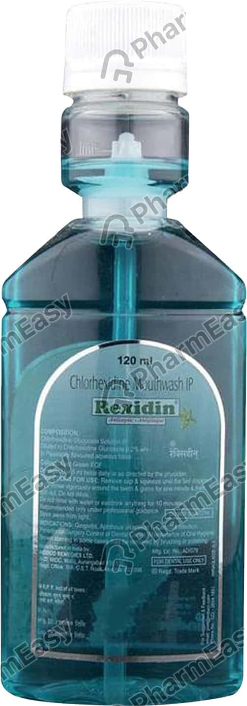 Rexidin 0.2 % Mouth Wash (60): Uses, Side Effects, Price, Dosage ...
