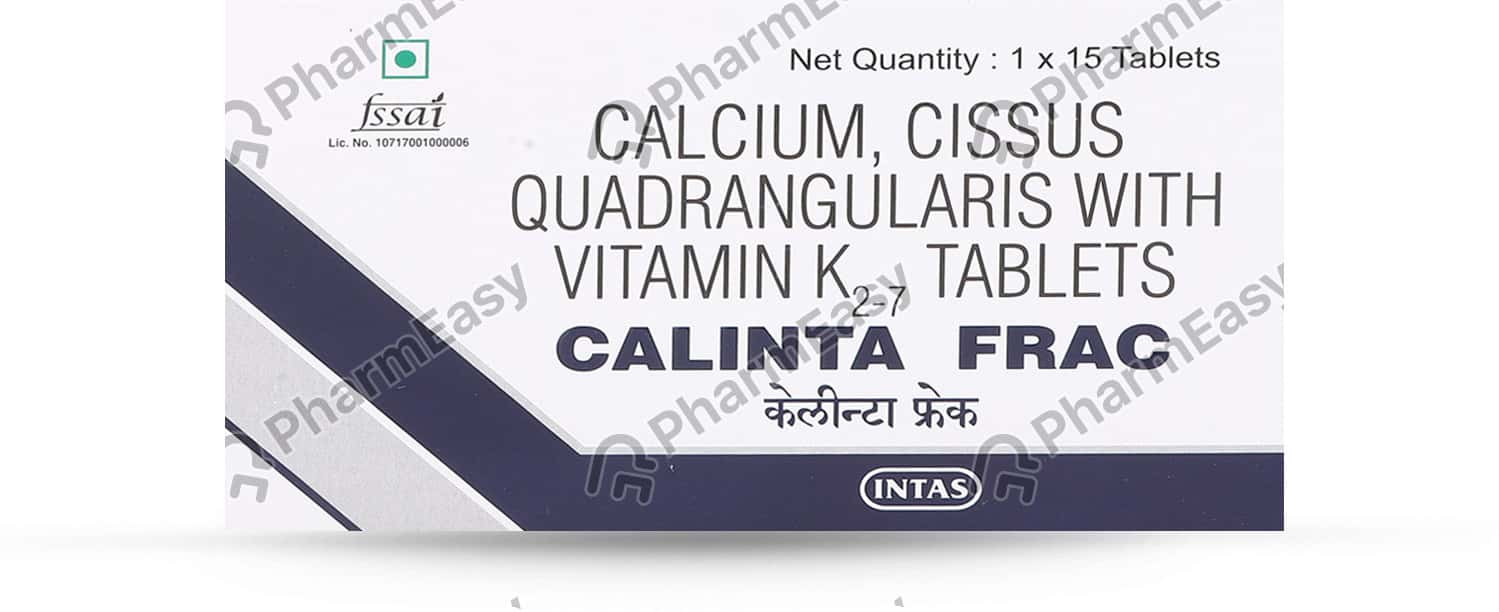 Buy Calinta Frac Strip Of 15 Tablets Online at Flat 15% OFF | PharmEasy
