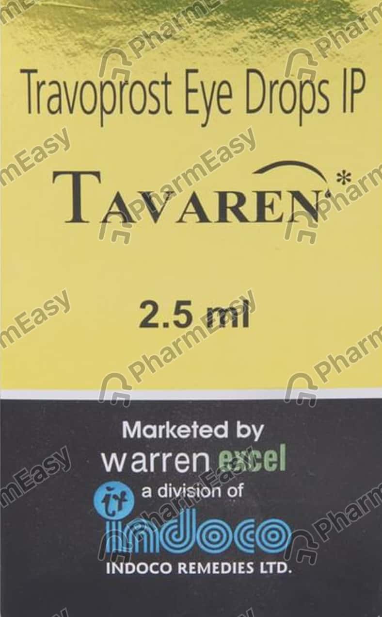 Tavaren 0.04 MG Eye Drop (2.5): Uses, Side Effects, Price & Dosage ...