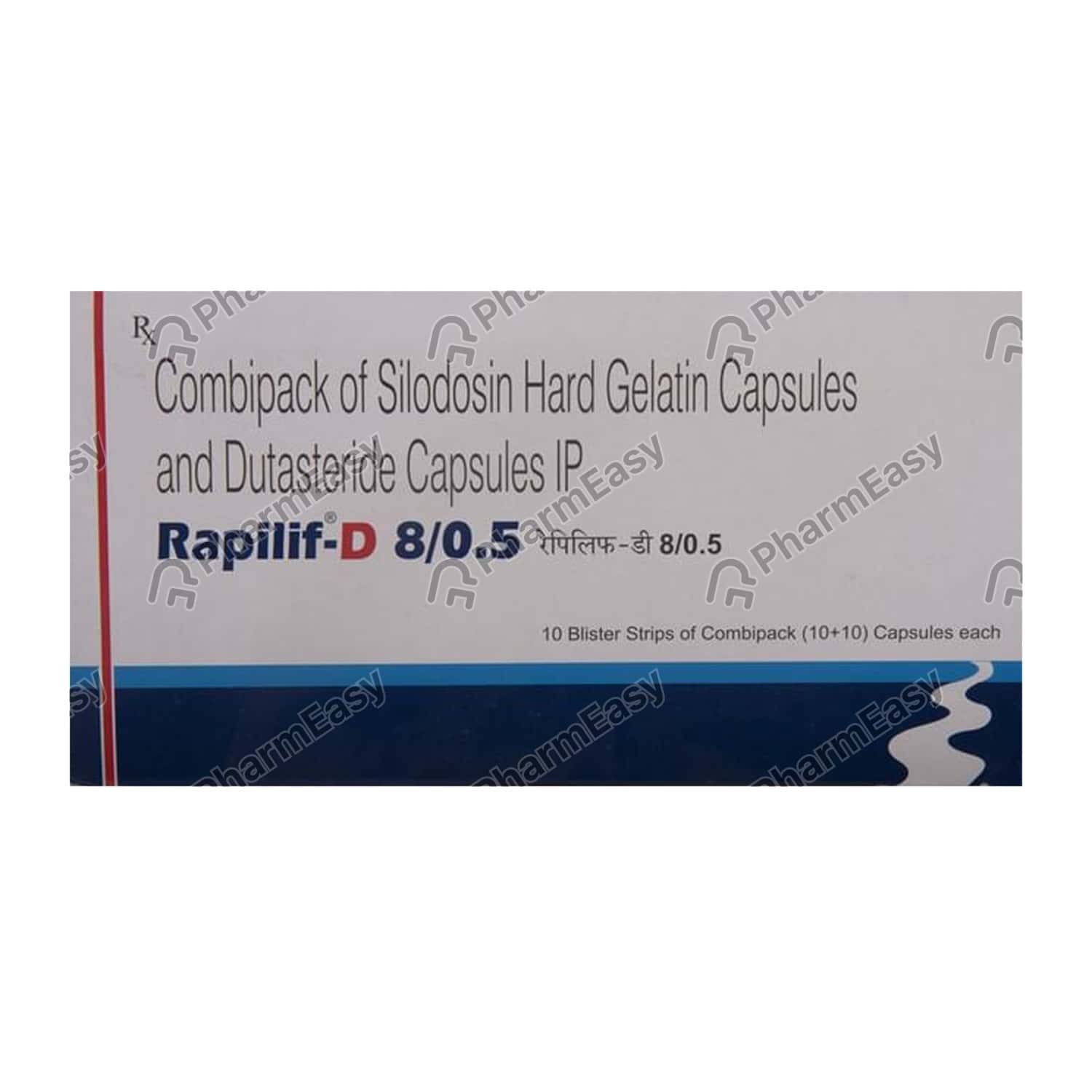 Rapilif D 8/0.5mg Strip Of 20 Combipack Capsules: Uses, Side Effects ...
