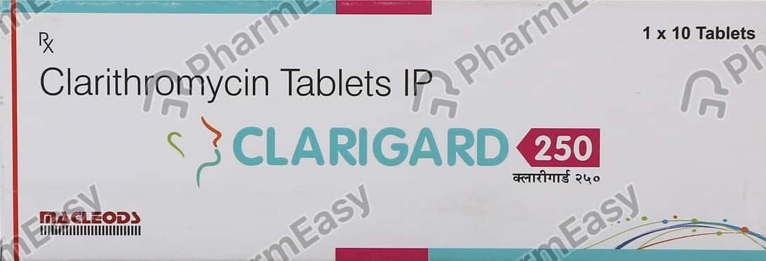 Clarithro 250 MG Tablet (4): Uses, Side Effects, Price, Dosage ...