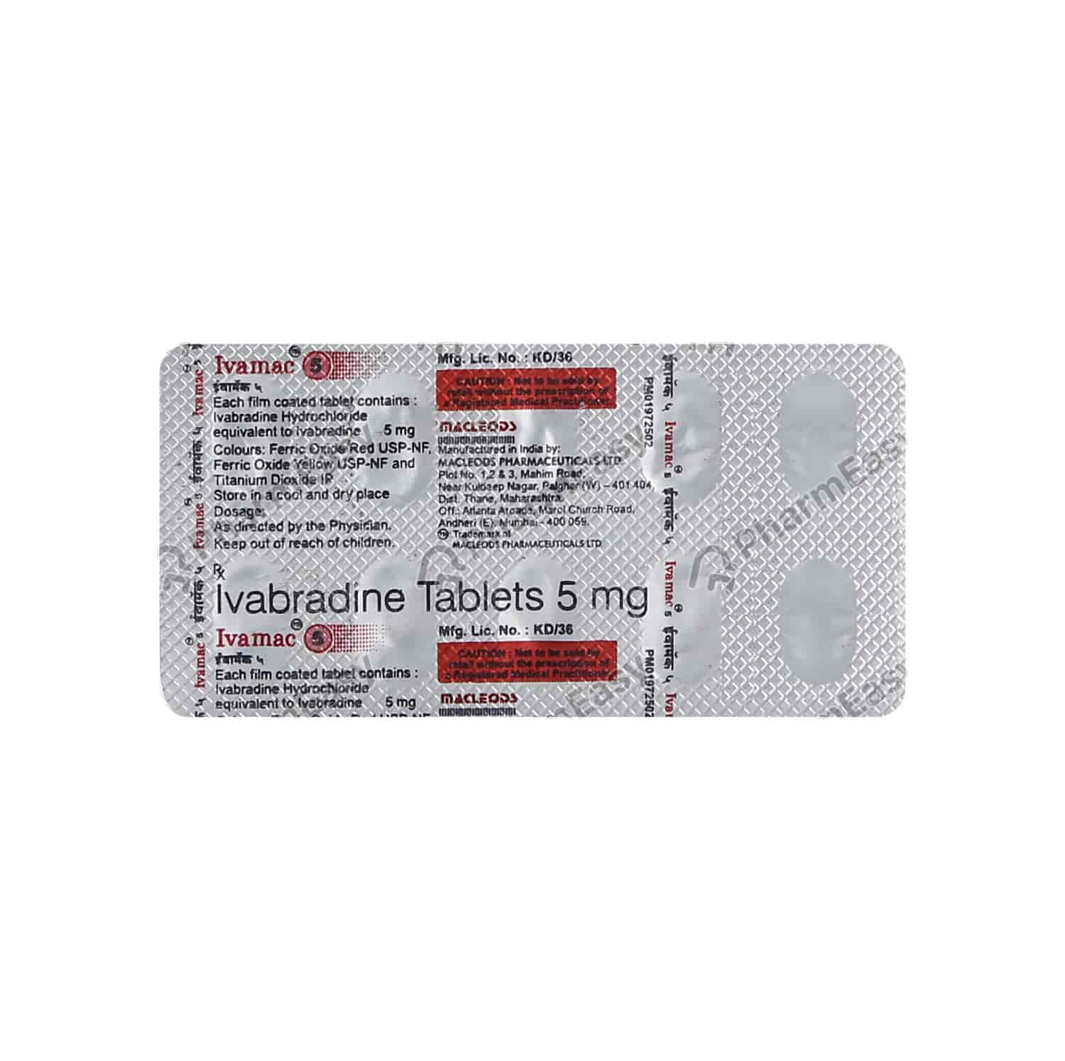 Buy Ivamac 5mg Tablet Online at Flat 18% OFF* | PharmEasy