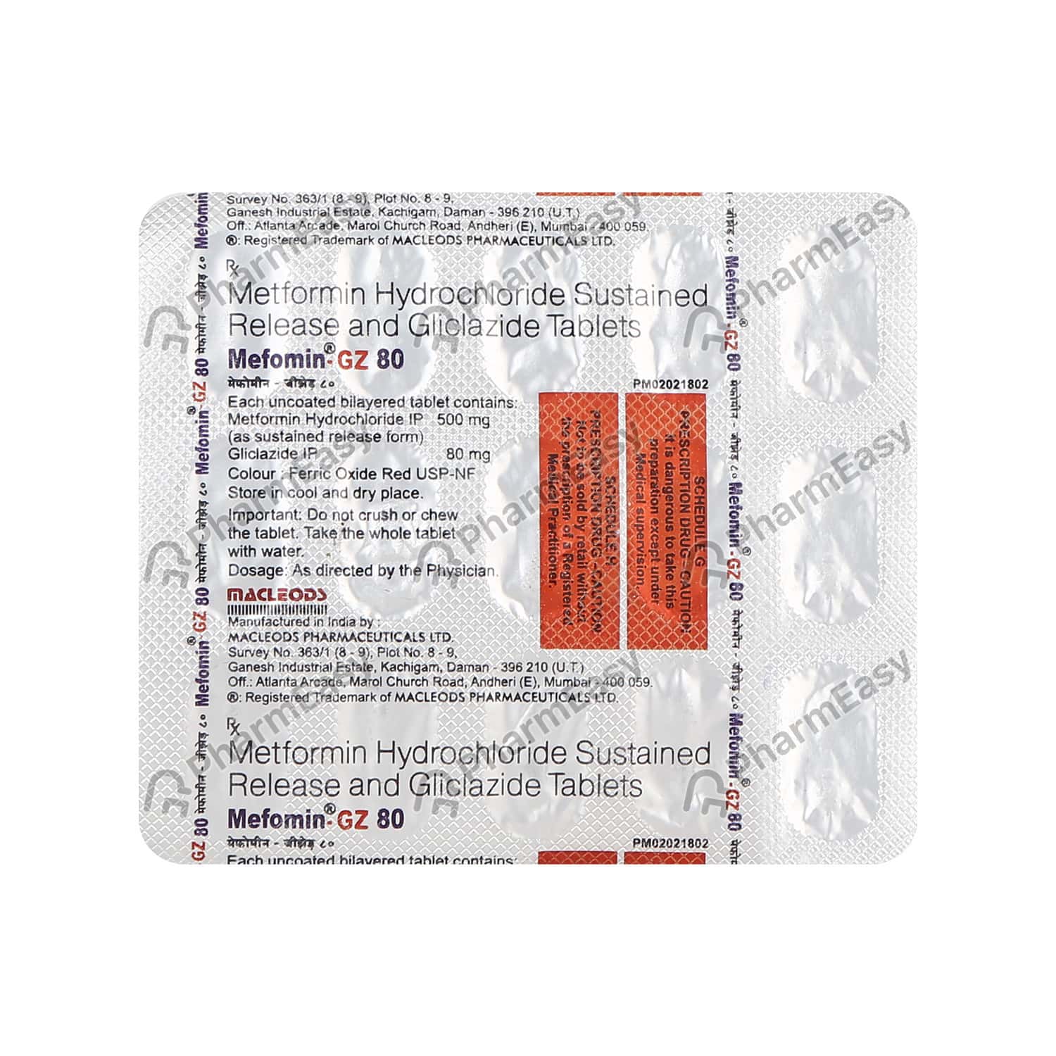 Buy Mefomin Gz 80mg Tablet Online at Flat 18% OFF* | PharmEasy