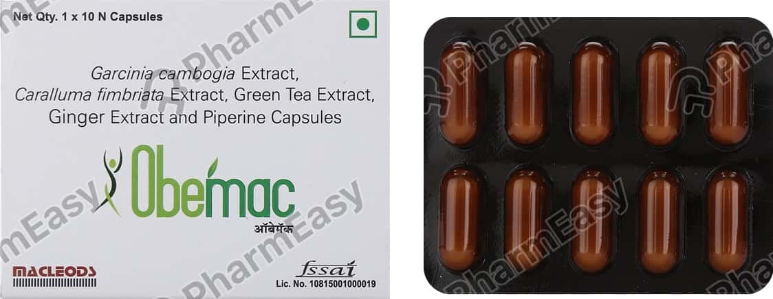 Buy OBEMAC STRIP OF 10 CAPSULES Online & Get Upto 60% OFF at PharmEasy