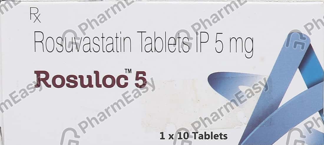 Rosuloc 5 MG Tablet (10): Uses, Side Effects, Price & Dosage | PharmEasy