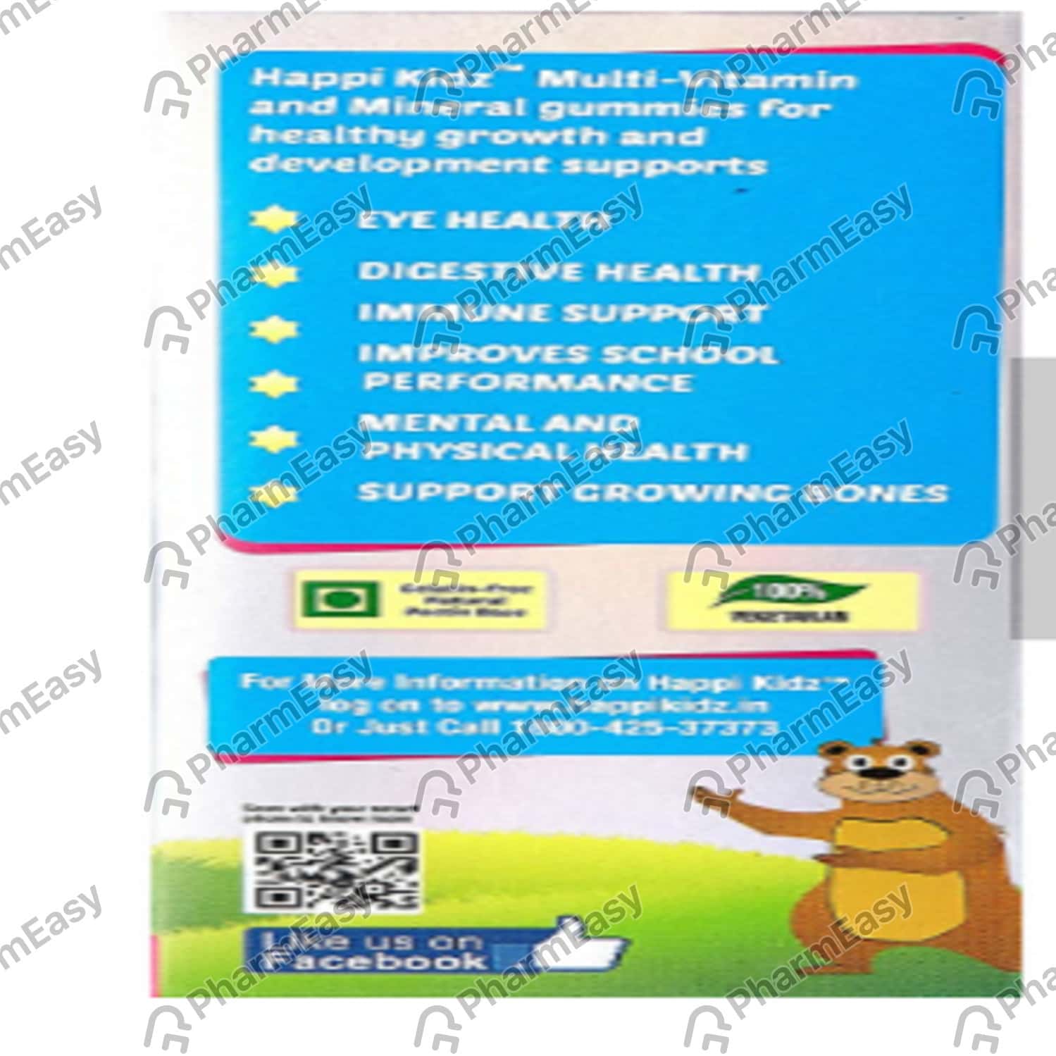 Buy HAPPI KIDZ BOTTLE OF 30 GUMMIES Online & Get Upto 60% OFF at PharmEasy