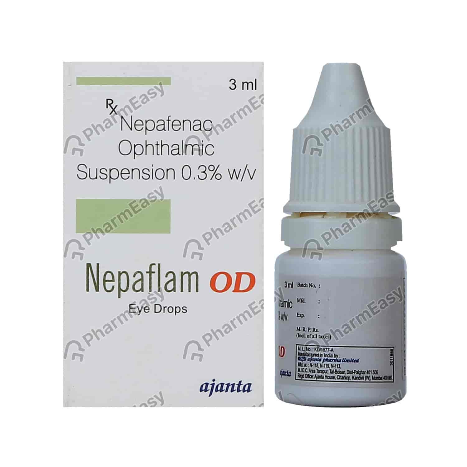 Buy Nepaflam Od 0.3% Eye Drops 3ml Online at Flat 18% OFF* | PharmEasy