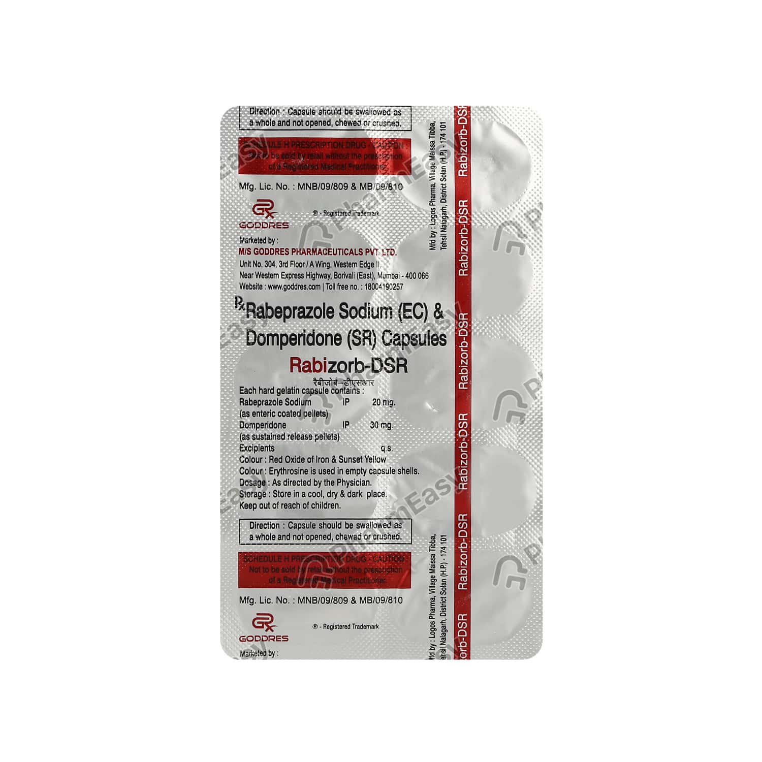 Rabizorb Dsr Capsule: Uses, Side Effects, Price, Dosage & Composition ...