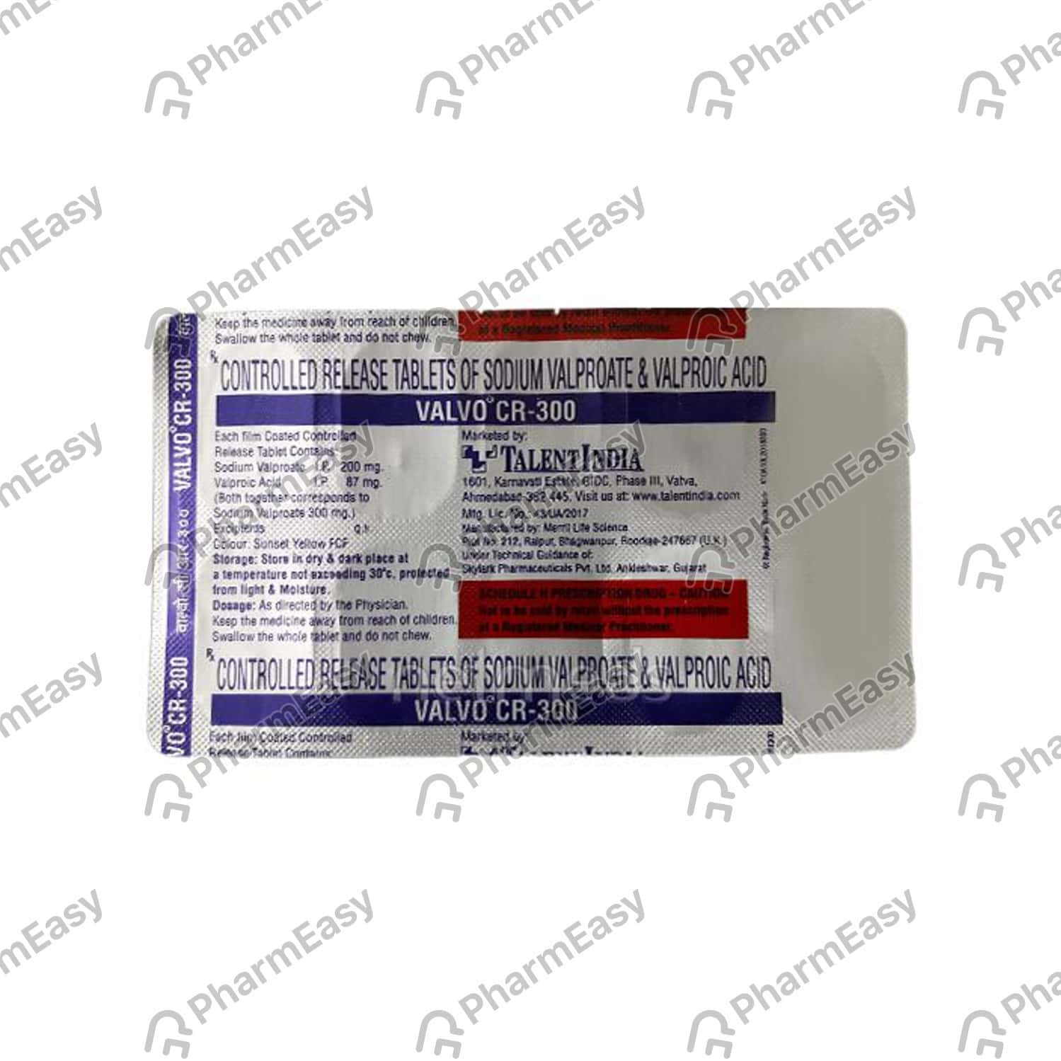 Valvo Cr 300 MG Tablet (10): Uses, Side Effects, Price & Dosage | PharmEasy