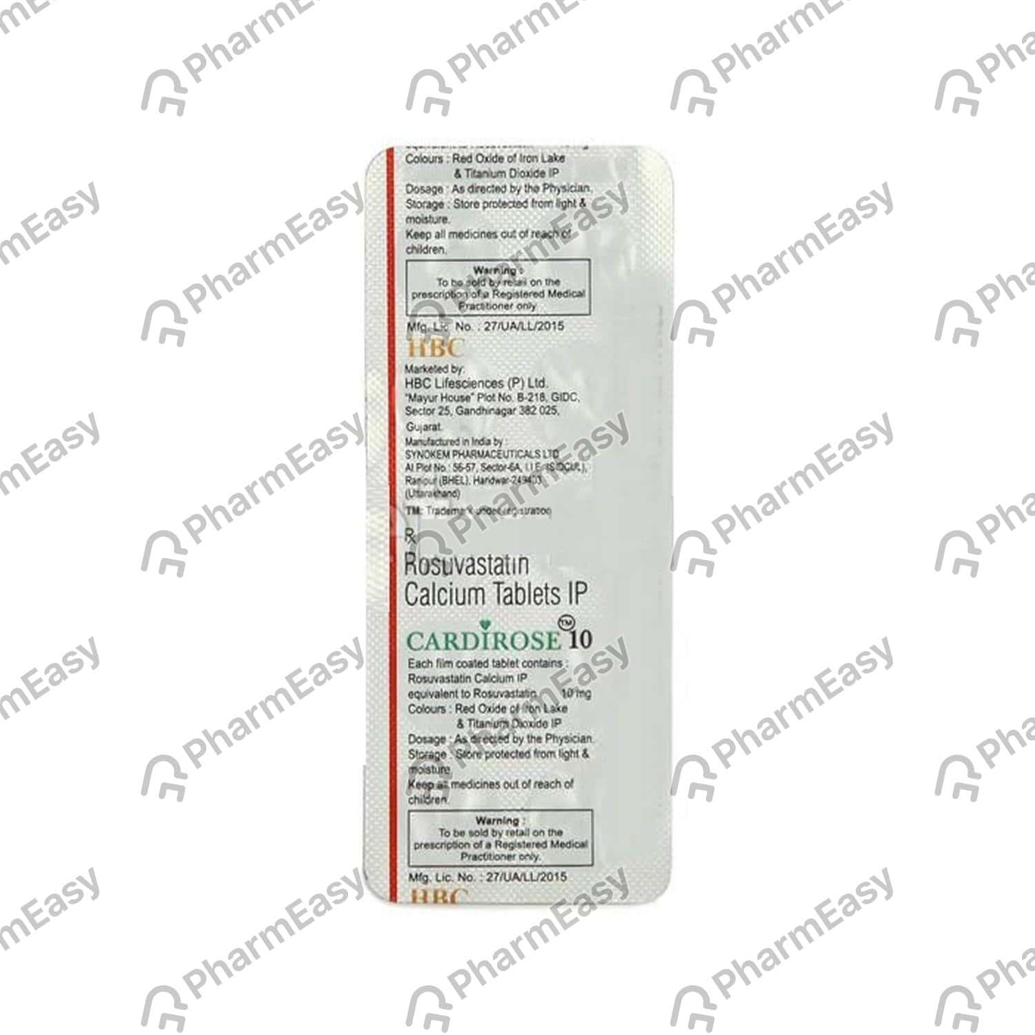 Cardirose 10 MG Tablet (10): Uses, Side Effects, Price & Dosage | PharmEasy