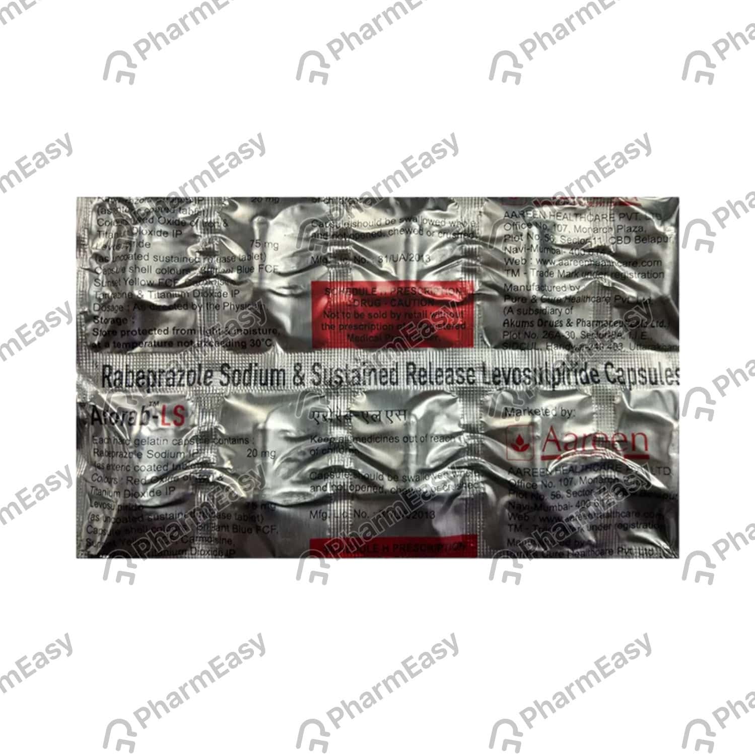 Arorab Ls Strip Of 10 Capsules: Uses, Side Effects, Price & Dosage ...