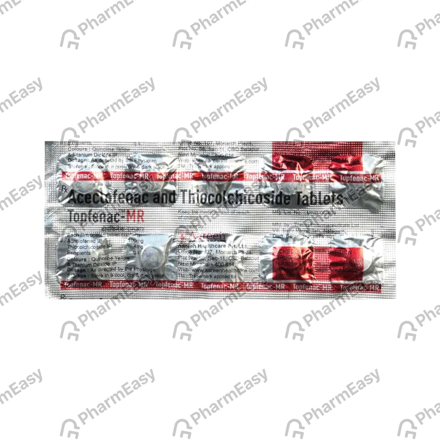 Topfenac Mr Strip Of 10 Tablets: Uses, Side Effects, Price & Dosage ...