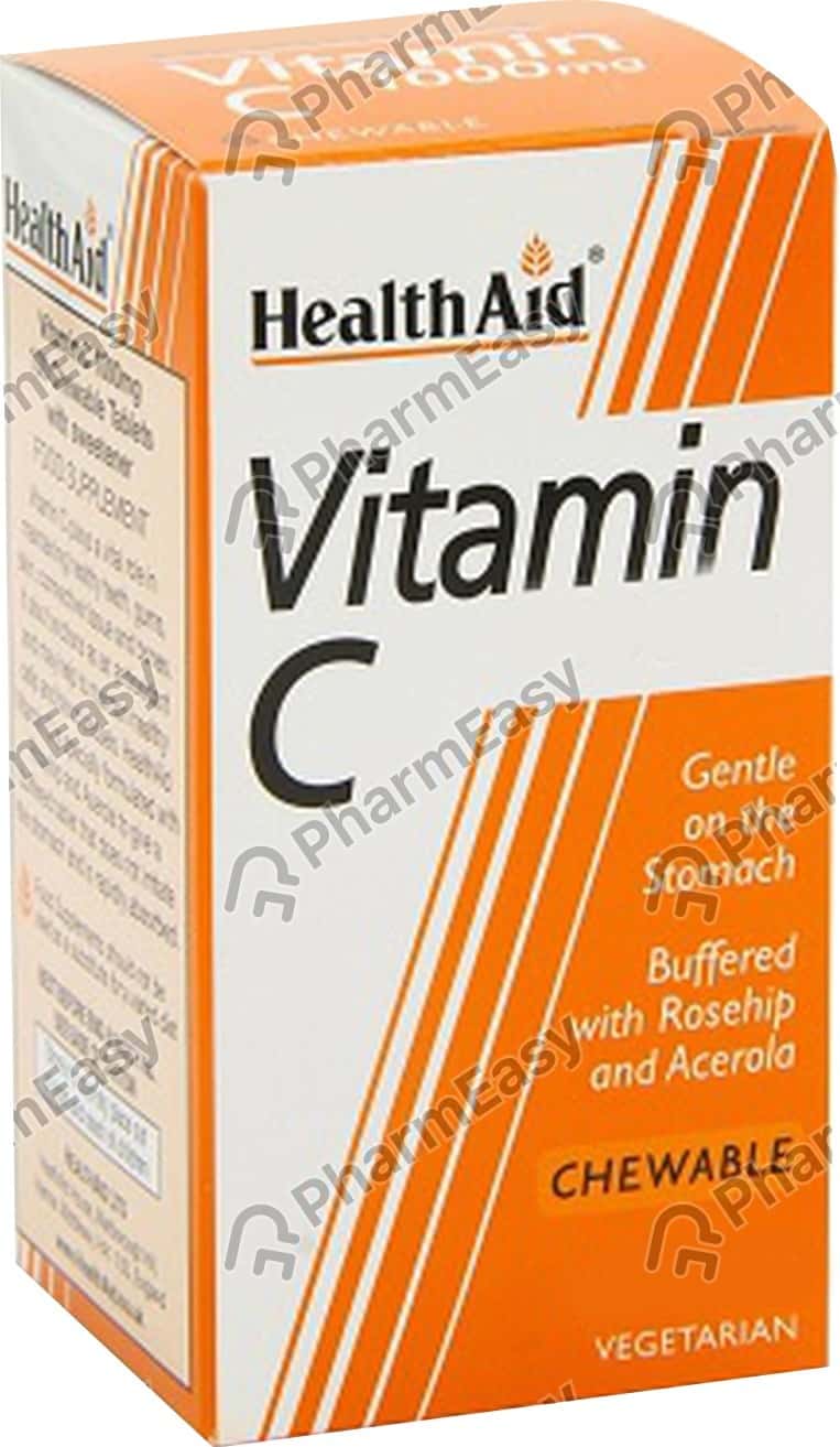 Health Aid Vitamin C 1000mg Pr Tablets 100'S: Uses, Side Effects, Price ...