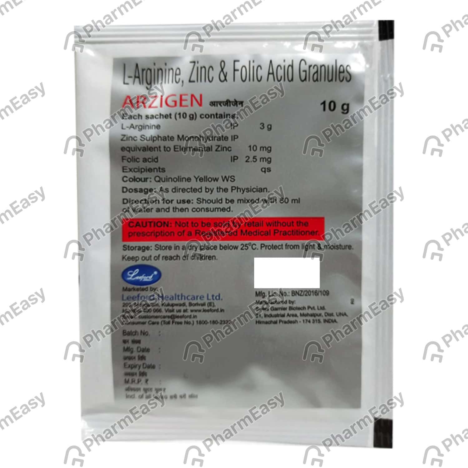 Buy Arzigen Sugar Free Orange Flavour Sachet 10gm Online at Flat 15% ...