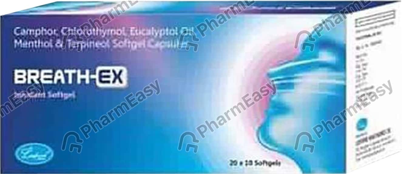 Buy Breath Ex Strip Of 10 Capsules Online at Flat 15% OFF | PharmEasy