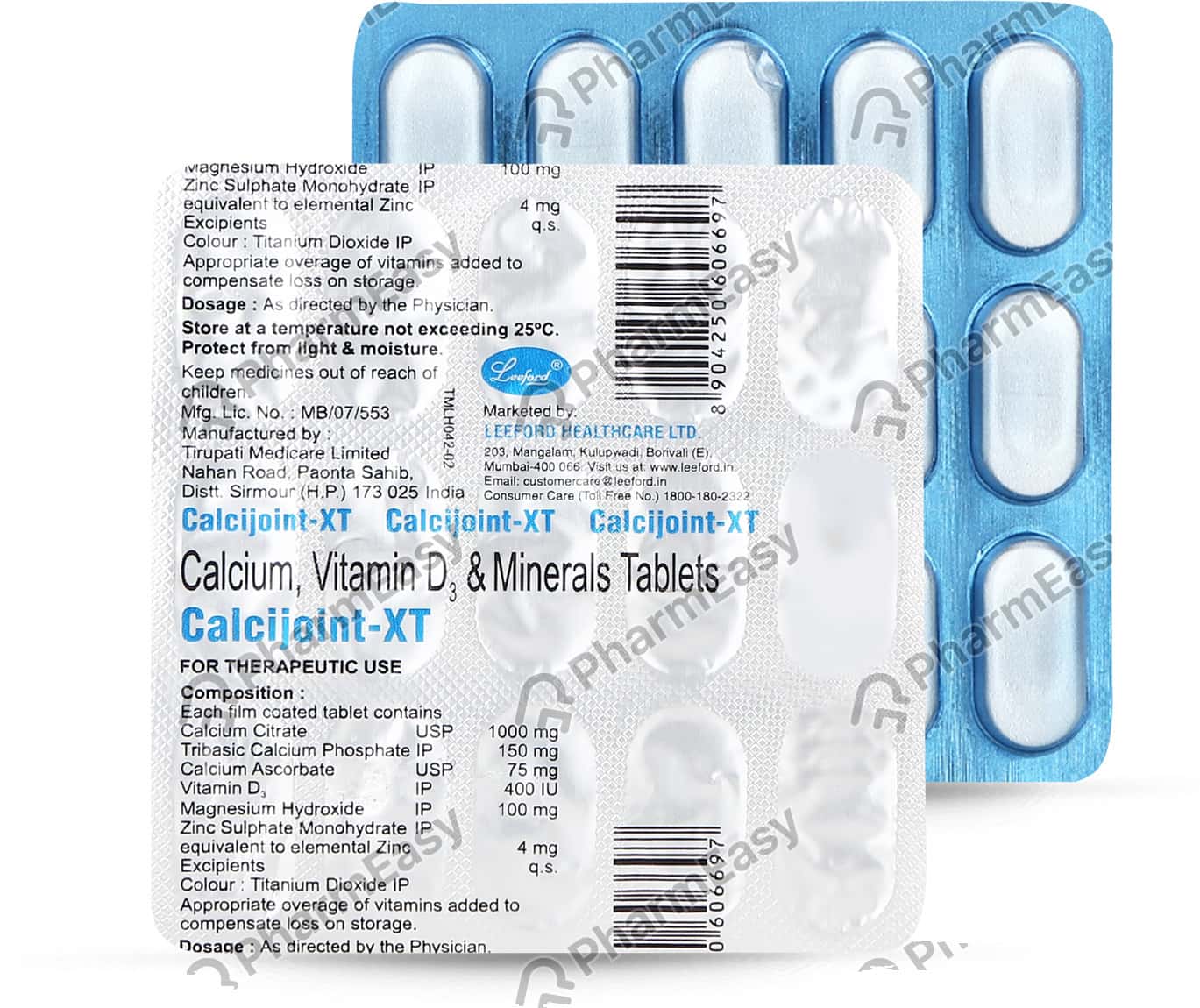 Buy Calcijoint Xt Strip Of 15 Tablets Online at Flat 15% OFF | PharmEasy