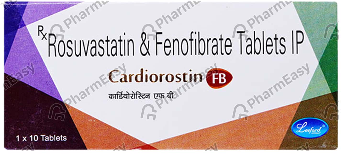 Cardiorostin Fb Strip Of 10 Tablets: Uses, Side Effects, Price & Dosage ...
