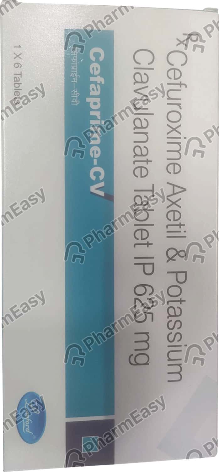 Cefaprime Cv Strip Of 6 Tablets: Uses, Side Effects, Price & Dosage ...