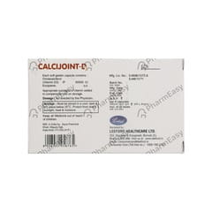 Calcijoint D3 60000 IU Chewable Tablet (4) - Uses, Side Effects, Dosage ...