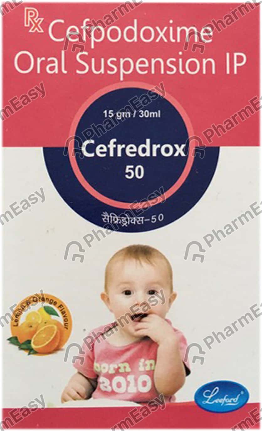 Cefredrox 50 MG/5ML Dry Syrup (30): Uses, Side Effects, Price & Dosage ...