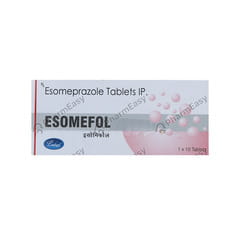 Esomefol 40 MG Tablet (10) - Uses, Side Effects, Dosage, Composition ...