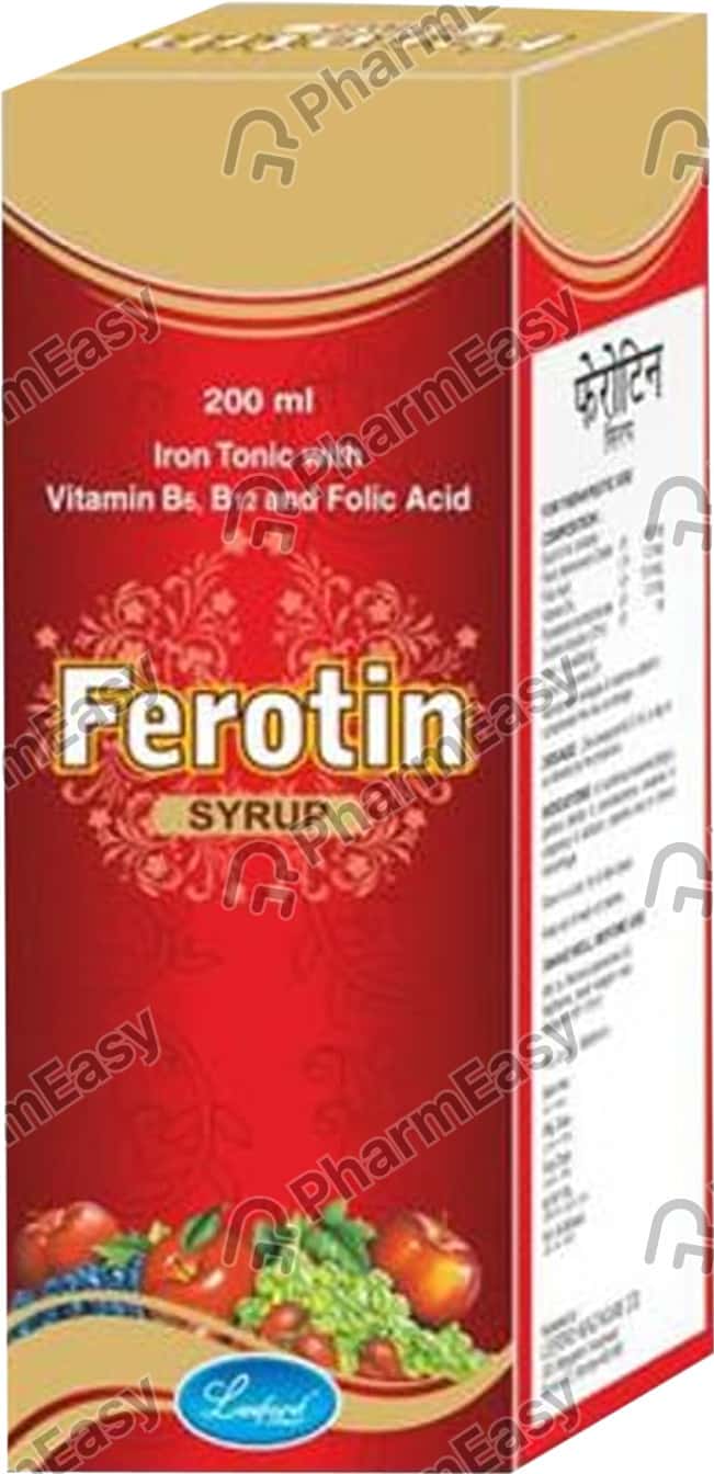 Buy Ferotin Bottle Of 200ml Syrup Online at Flat 15% OFF | PharmEasy