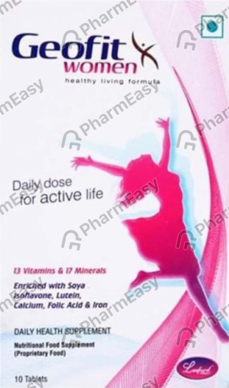 Buy Geofit Women Strip Of 10 Tablets Online at Flat 15% OFF | PharmEasy
