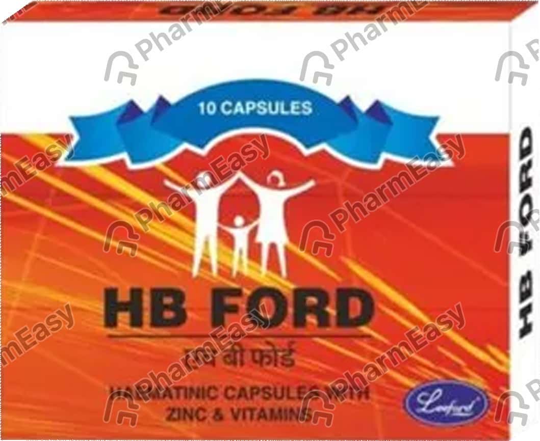 Hb Ford Strip Of 10 Capsules: Uses, Side Effects, Price & Dosage ...