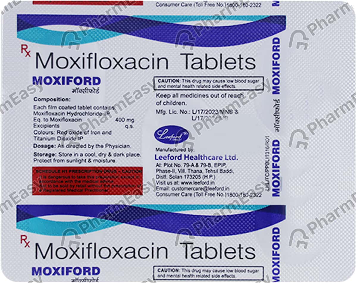 Moxiford 400 MG Tablet (5): Uses, Side Effects, Price & Dosage | PharmEasy