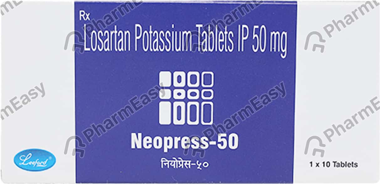 Neopress 50 MG Tablet (10): Uses, Side Effects, Price & Dosage | PharmEasy