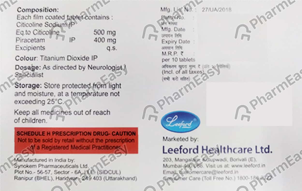 Nurocot P Strip Of 10 Tablets: Uses, Side Effects, Price & Dosage ...