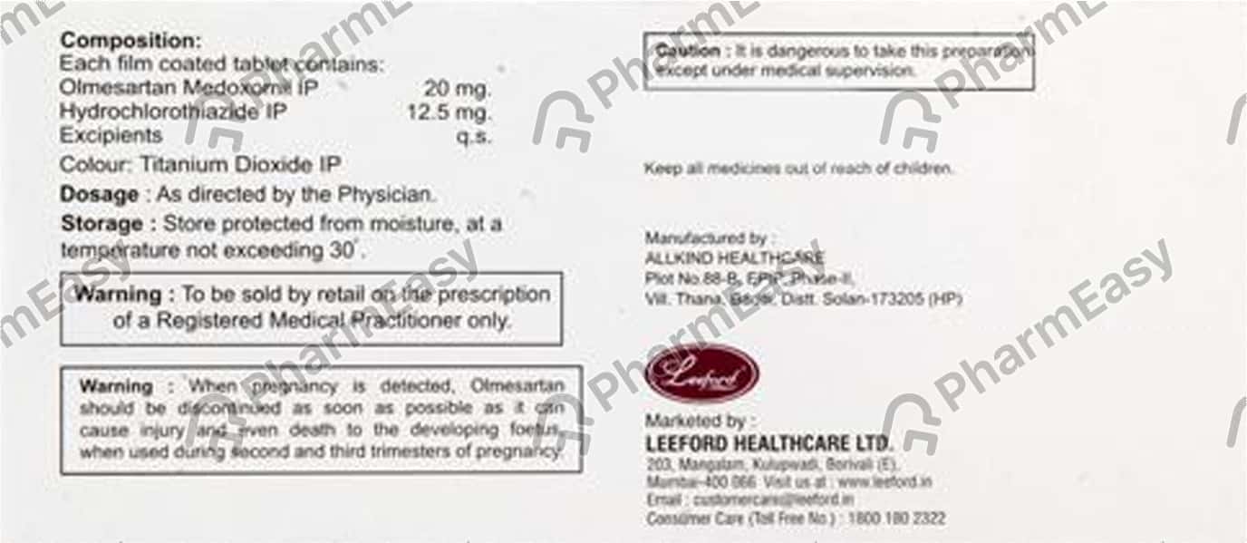 Omnipres H Tablet: Uses, Side Effects, Price & Dosage | PharmEasy