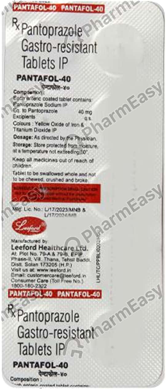 Buy Pantodex 40 MG Tablet (15) Online at Flat 15% OFF | PharmEasy