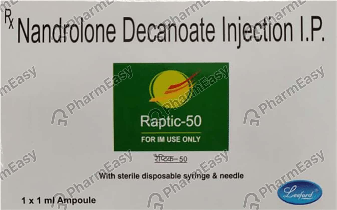 Raptic 50 MG Injection (1): Uses, Side Effects, Price & Dosage | PharmEasy