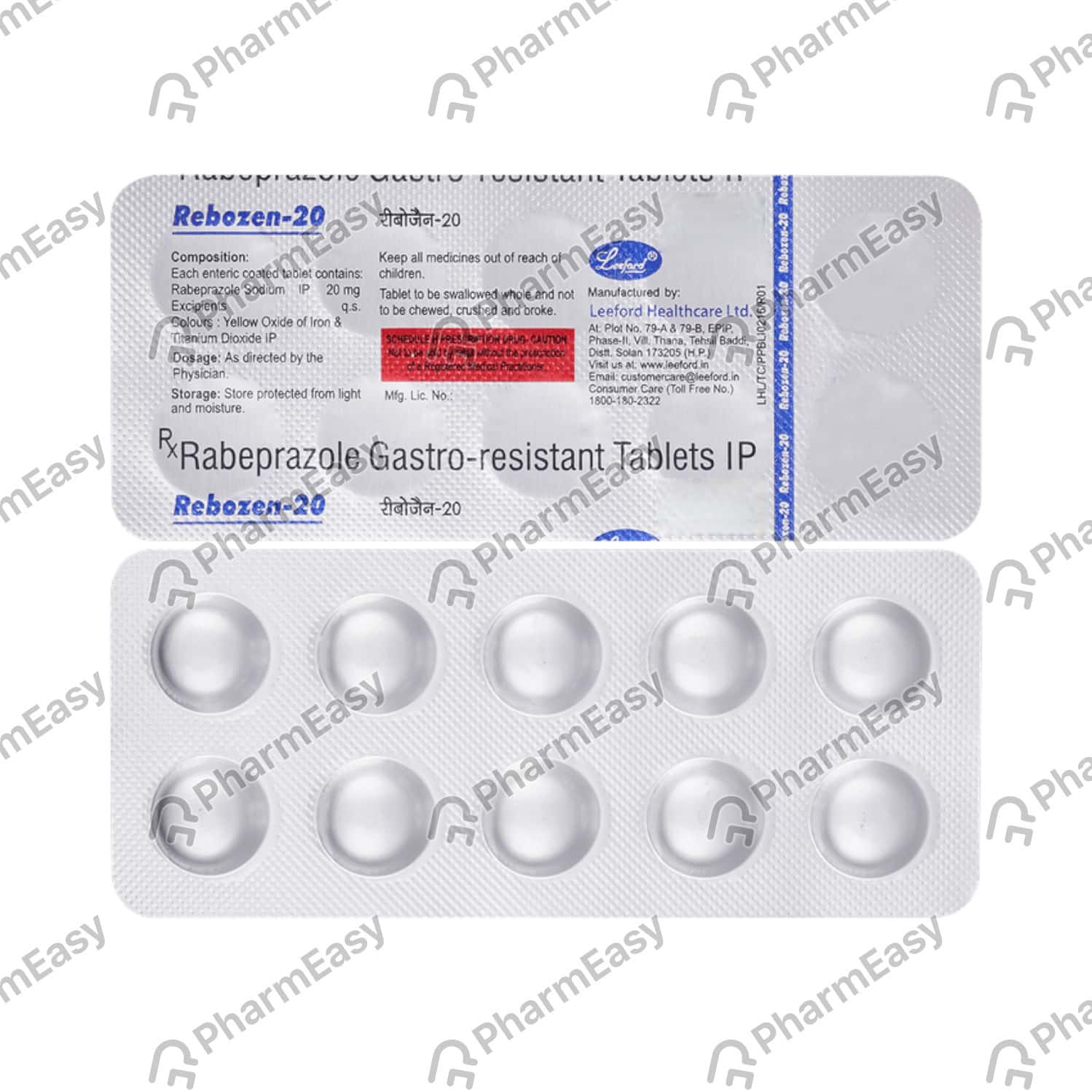 Rebozen 20 MG Tablet (10): Uses, Side Effects, Price & Dosage | PharmEasy