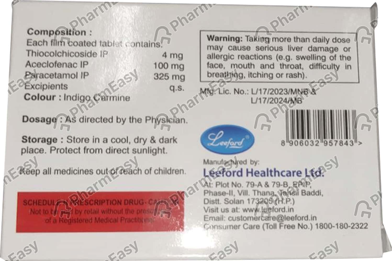 Thioford Ap Strip Of 10 Tablets: Uses, Side Effects, Price & Dosage ...