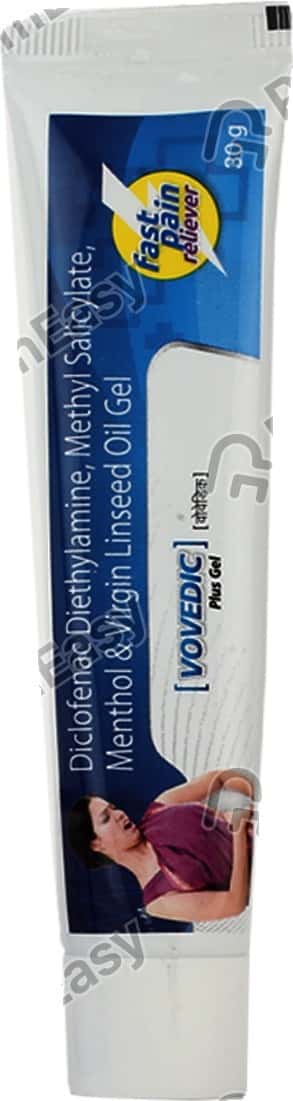 Vovedic Plus Gel 30gm: Uses, Side Effects, Price & Dosage | PharmEasy