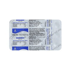 Neomec Vet 10 MG Tablet (10) - Uses, Side Effects, Dosage, Composition ...