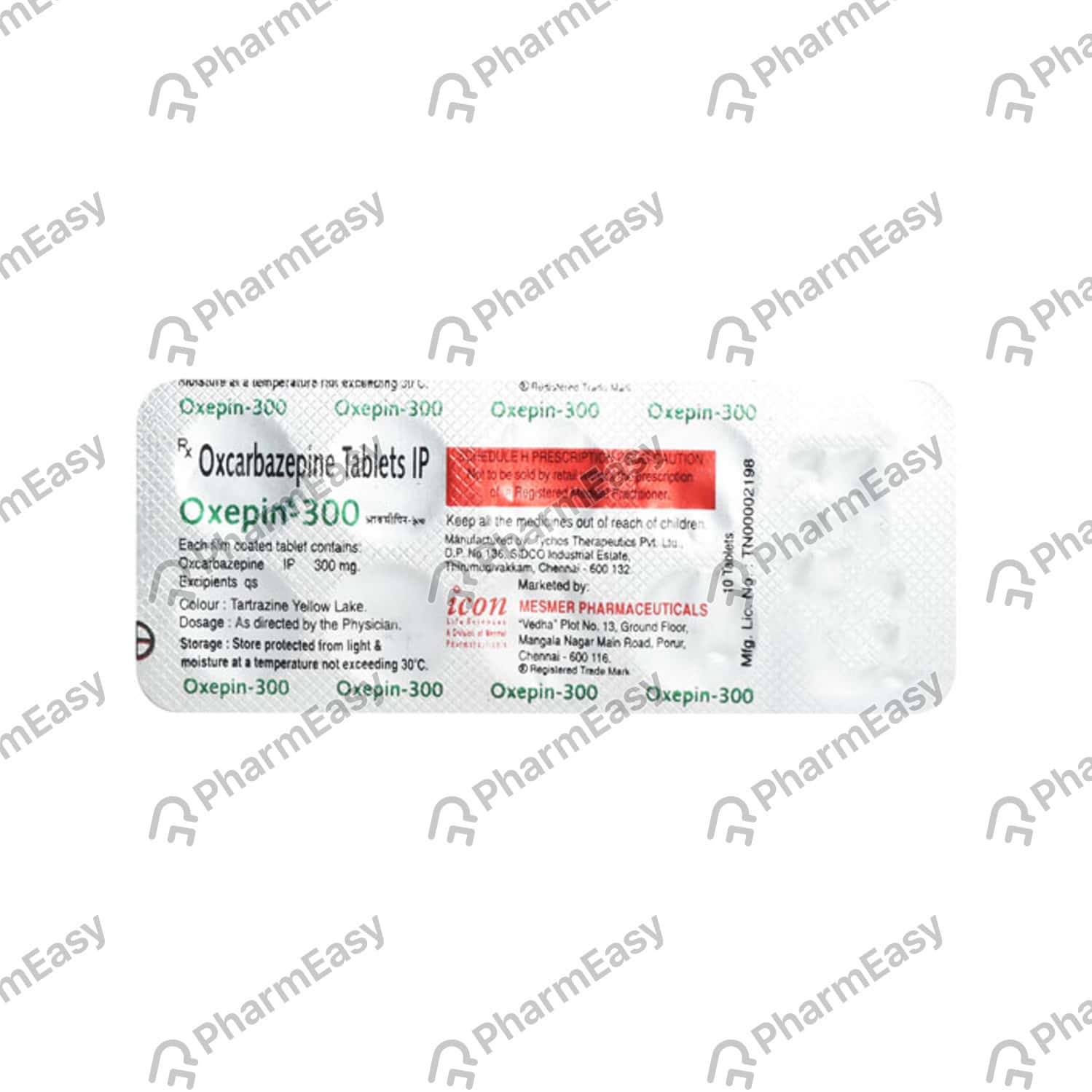 Oxapin 300 MG Tablet (10): Uses, Side Effects, Price & Dosage | PharmEasy