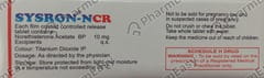 Sysron NCR Tablet: Uses, Side-effects, Price, Dosage & More Info ...