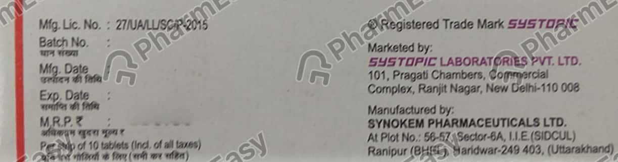 Sysron Ncr 10 MG Tablet (10): Uses, Side Effects, Price & Dosage ...