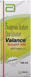 Buy Valance 500 MG/5ML Oral Solution (100) Online at Flat 15% OFF ...