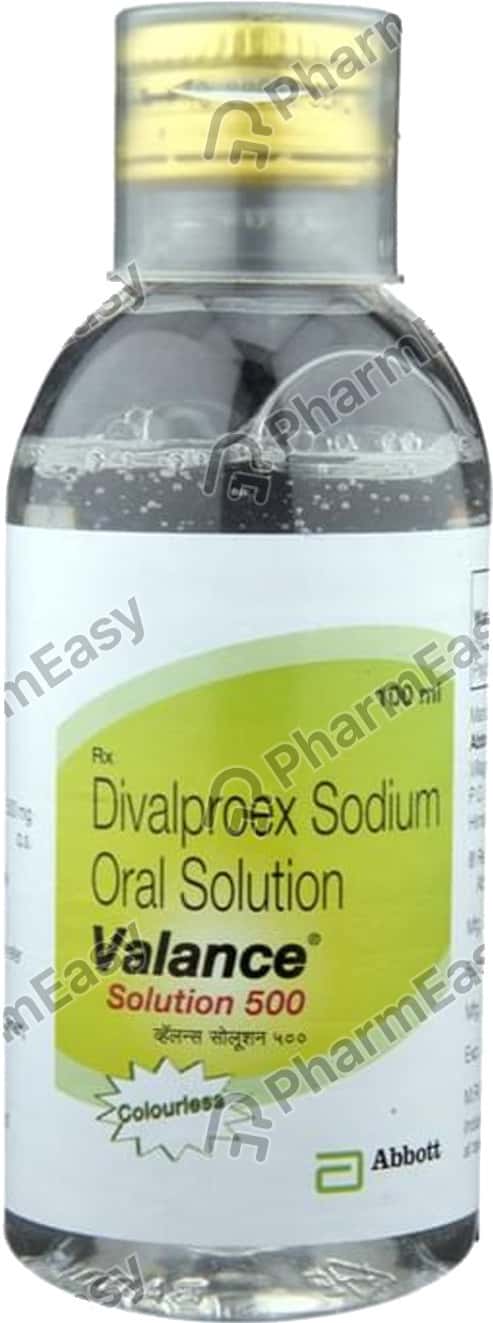 Buy Valance 500 MG/5ML Oral Solution (100) Online at Flat 15% OFF ...