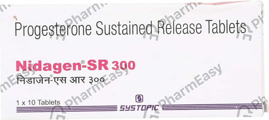 Nidagen Sr 300 MG Tablet (10): Uses, Side Effects, Price & Dosage ...