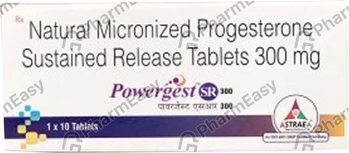 Powergest Sr 300 MG Tablet (10): Uses, Side Effects, Price & Dosage ...